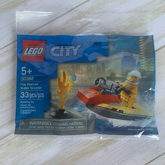 Lego | Toys | Lego City 3368 Fire Rescue Water Scooter 33 Pcs | Poshmark